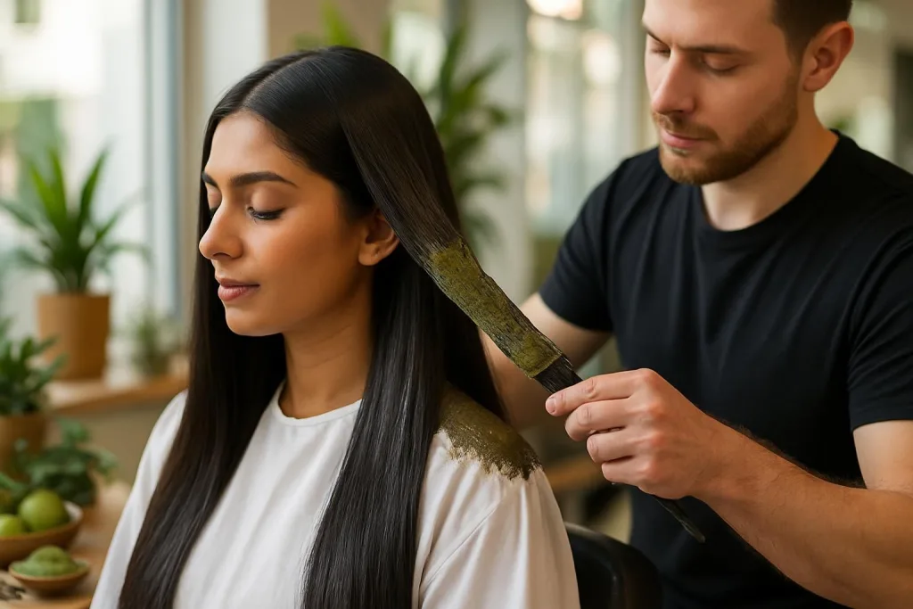 Lissage indien : secret beauté pour cheveux doux et brillants 🌿